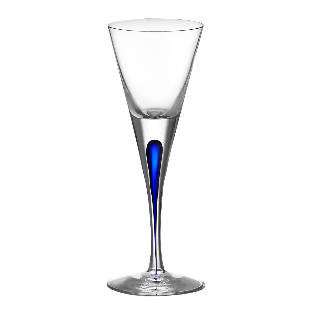 Orrefors Intermezzo Blå Snapsglas 6 cl - Cervera