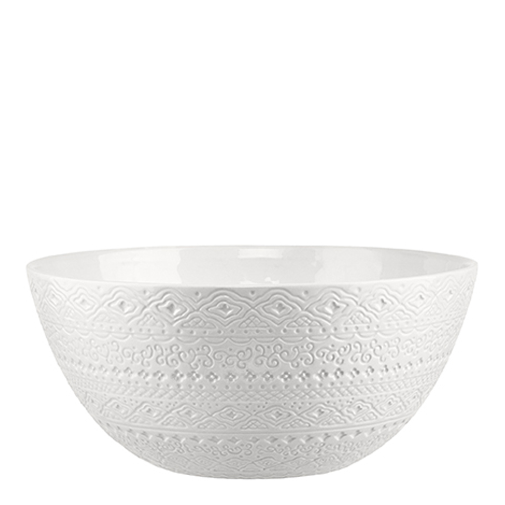 Orient Skål 25 cm Vit - Cervera