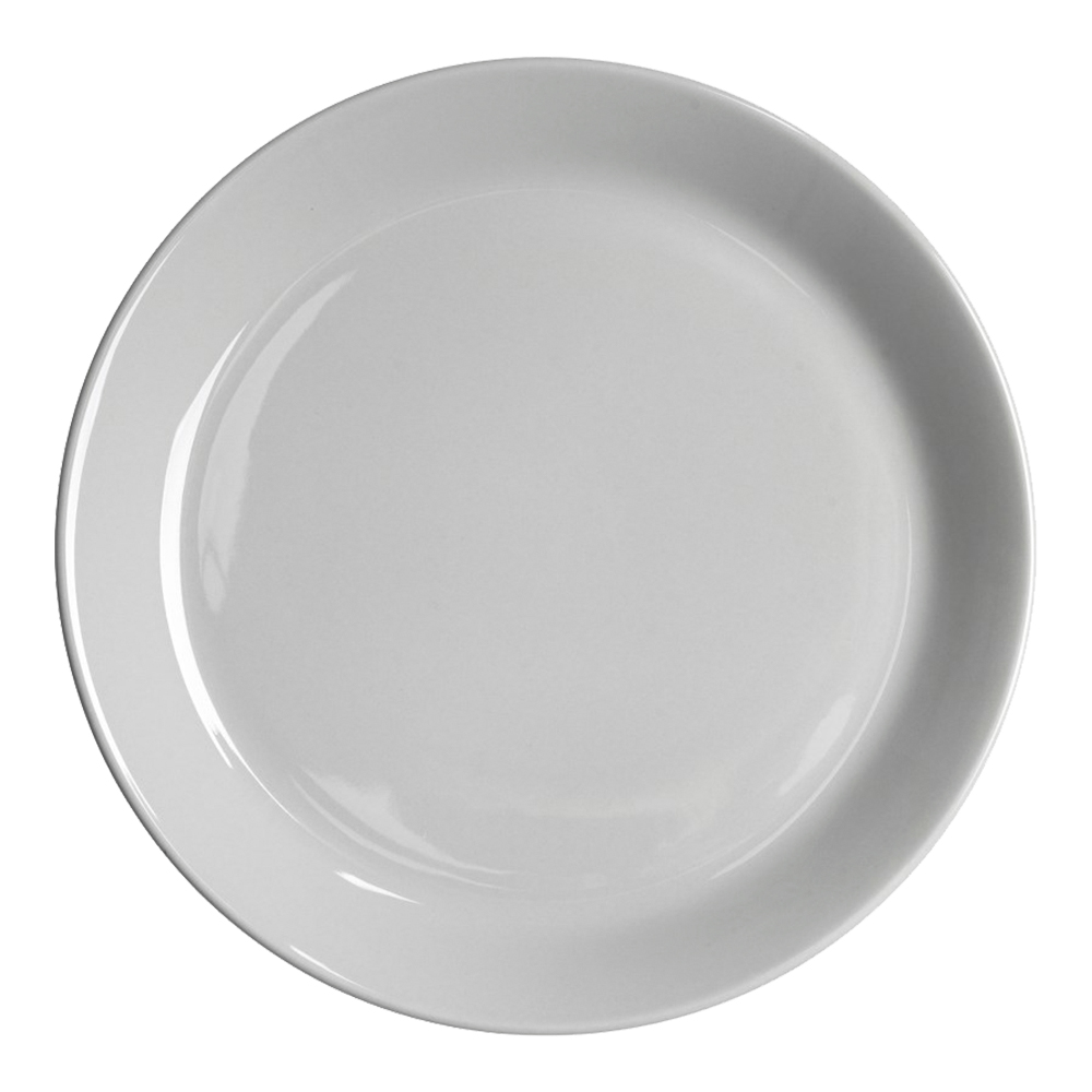 Tallrik med kant 20cm Kiselgr¿ - present/presenttips