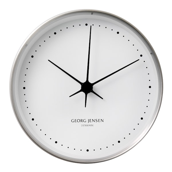Henning Koppel Klocka 10 cm Stål/Vit - Cervera