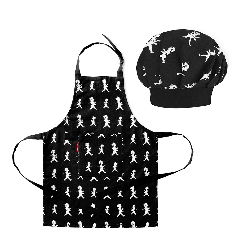 Forkle + Kokkelue Barn Svart - Cervera