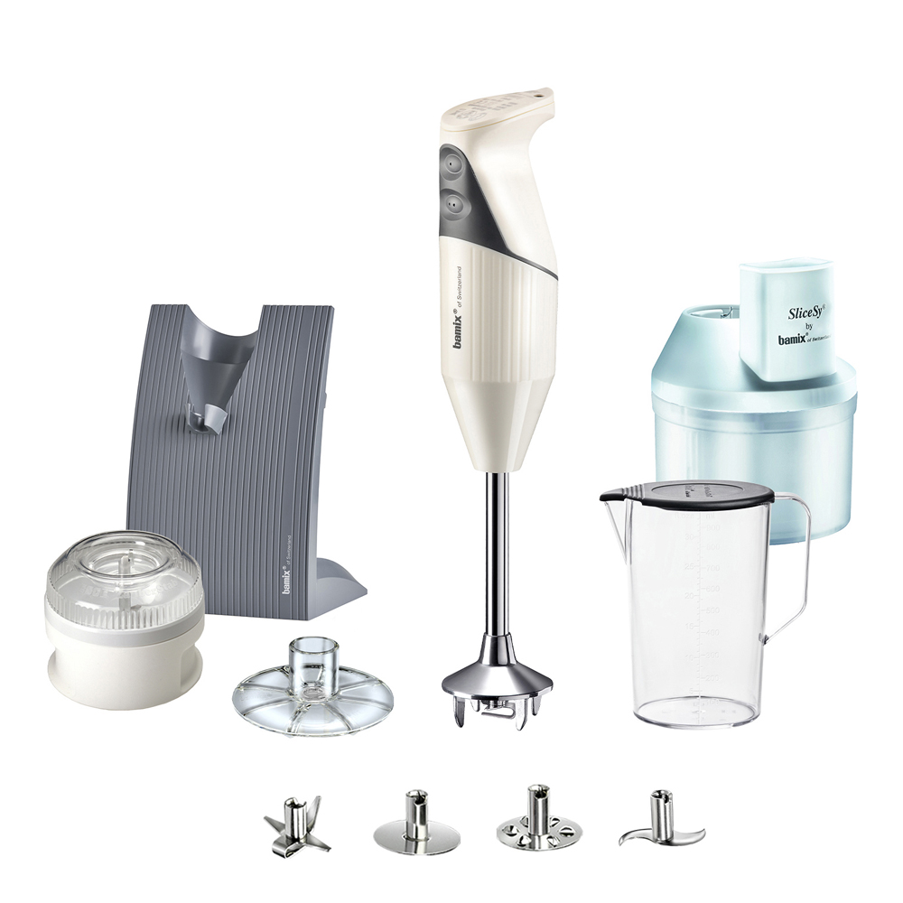 Bamix stavmikser swissline superbox 200W kremhvit - Cervera