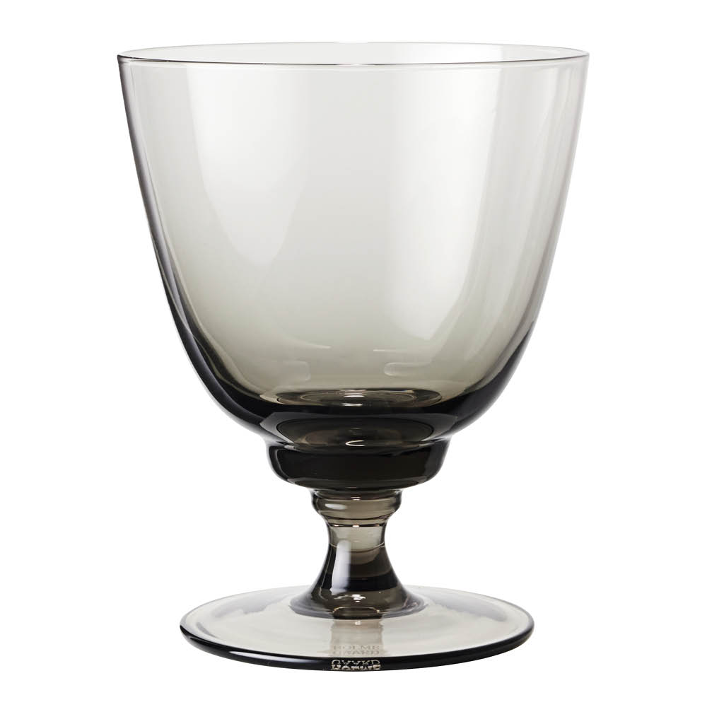 Holmegaard Flow glass med stett 35 cl smoke - Cervera