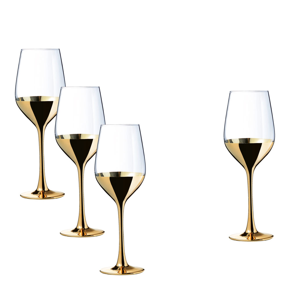Modern House - Gold Vinglas 4-Pack 25 cl - present/presenttips