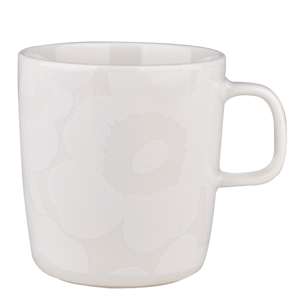 Marimekko Unikko krus 40 cl hvit - Cervera