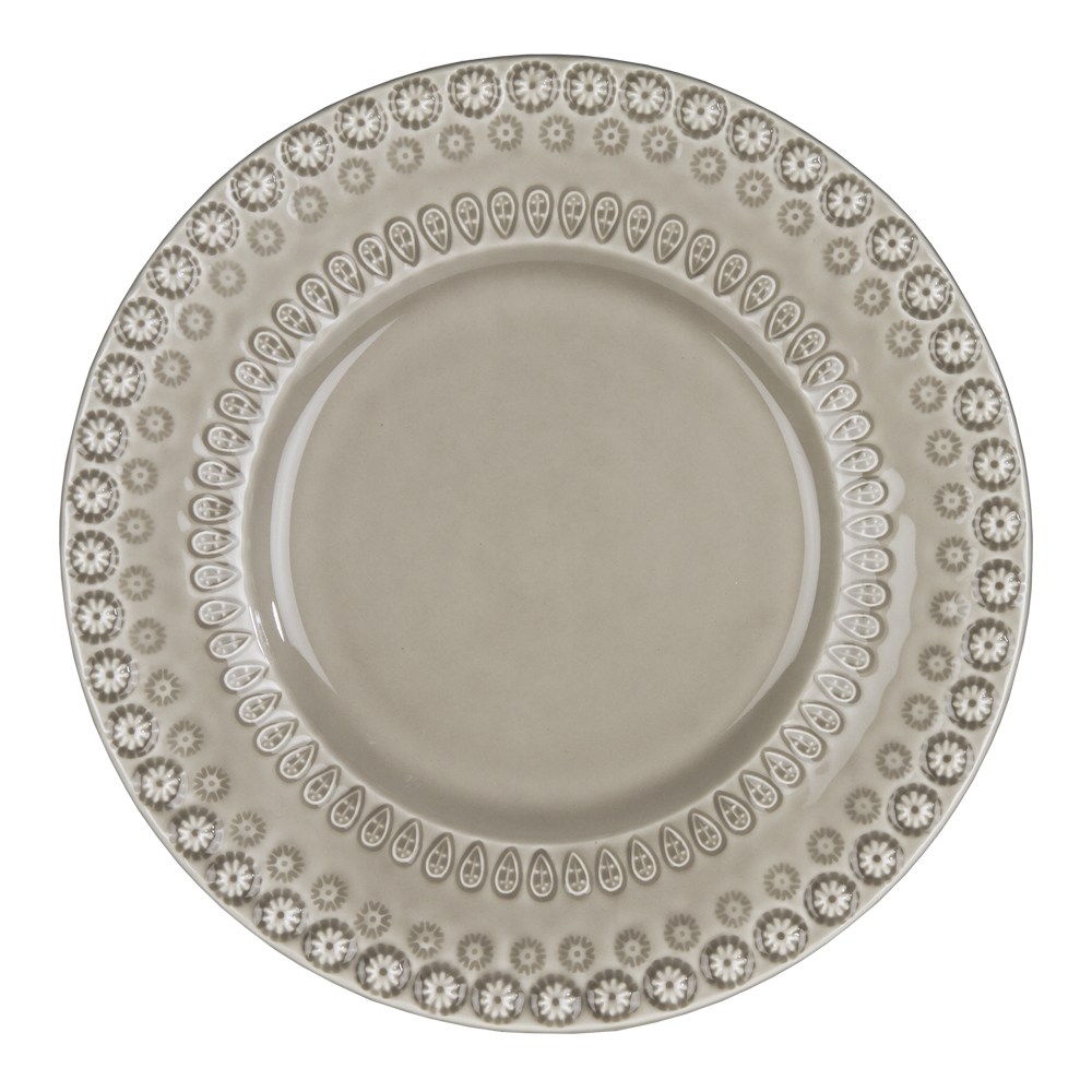 Daisy Tallrik 22 cm Greige - Cervera