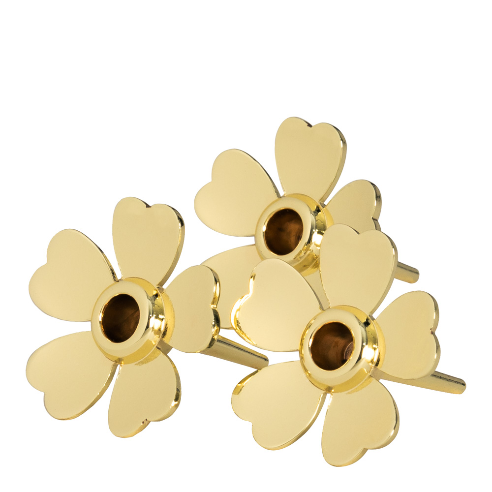 Me To You Tårtljushållare 3-pack Guld - Cervera