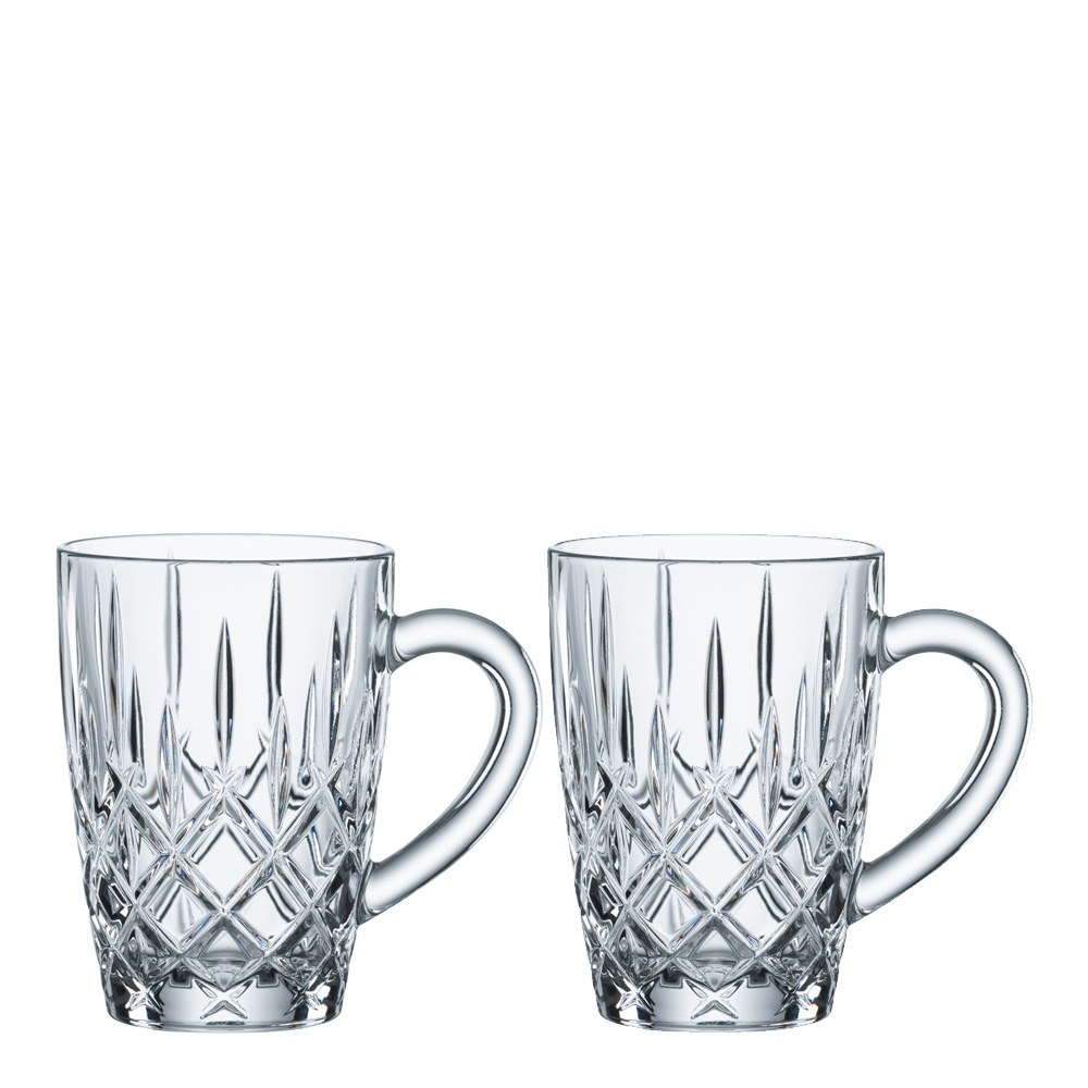 Noblesse kaffeglass 34,7 cl 2 stk klar - Cervera
